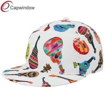 Large Snapback Baseball Caps White Ukuleles / custom made hats