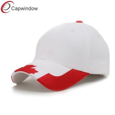 Customized Black Cotton Baseball Caps with Velcro Strap Back Closure
