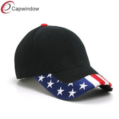 Kids custom printed Cotton Baseball Caps with USA National Flag Pattern