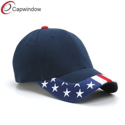 Kids custom printed Cotton Baseball Caps with USA National Flag Pattern