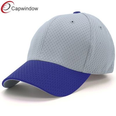 Pure Polyester Mesh Fitted Baseball Caps Athletic Constructed For Adults