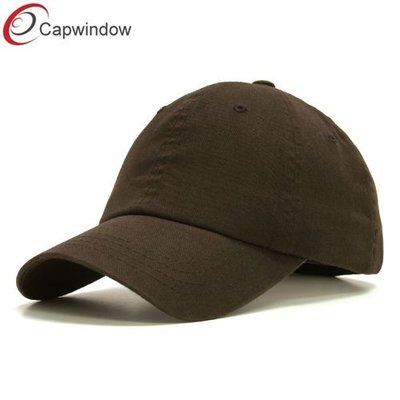 Structured Relaxed Crown Fitted Baseball Hats , Khaki Washed Style