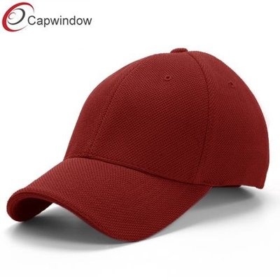 Dry Mesh Red Fitted Baseball Hats Constructed Polyester For Youth
