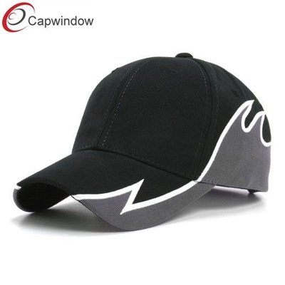 Double Side Flame Fitted Baseball Hats Constructed with Heavy Brushed Cotton