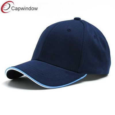 Double Sandwiched Fitted Cool Baseball Hats Cotton Structured Firm Crown