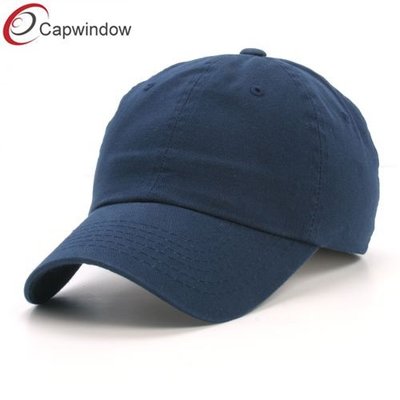 Velcro Closure Fitted Baseball Hats , Organic Cotton Unconstructed Baseball Caps