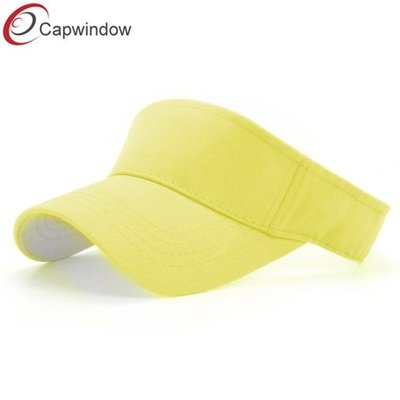 Deluxe Green Tennis Sun Visors Heavy Brushed Cotton for Unisex