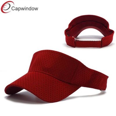 Athletic Mesh Sports Tennis Sun Visors with Pure Polyester Mesh