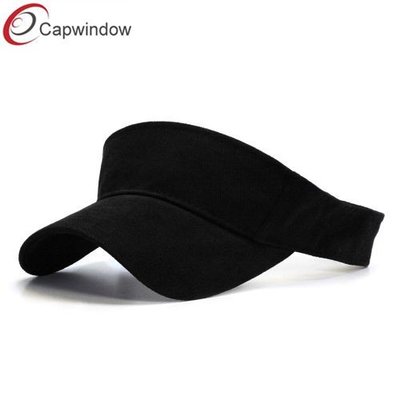 Brown Sports Tennis Sun Visors with Organic Chino Twill Cotton