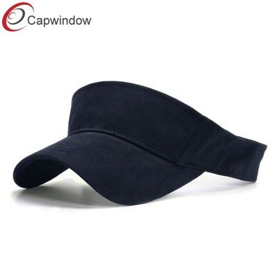 Brown Sports Tennis Sun Visors with Organic Chino Twill Cotton