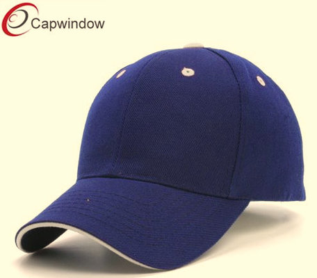 Popular Cotton Baseball Caps with Sandwich Visor , Leisure Baseball Cap
