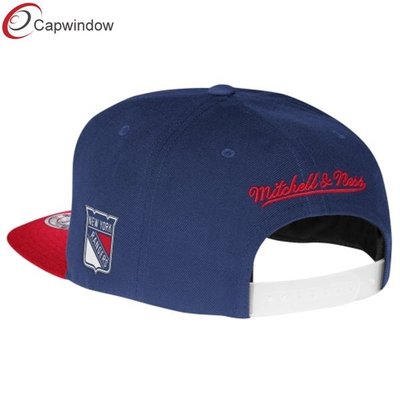 New York Rangers Blue Reflective Custom Strapback Baseball Hats