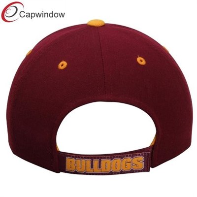 Red Minnisota Bulldogs Triple Threat Wool Baseball Caps with Velcro Closure