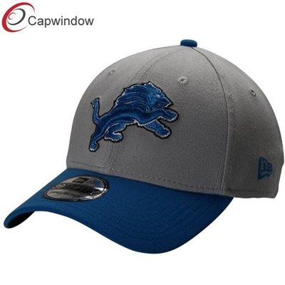 Classic Grey Flex Cotton Baseball Caps with Curved Bill and Quality Embroidery