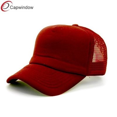 Five Panel Foam Trucker Mesh Cap with Adjustable Plastic Snap