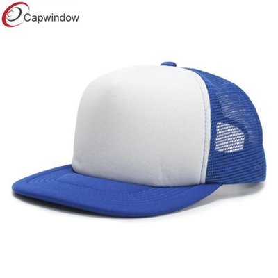 Nylon Polyeater Mesh Trucker Mesh Cap Five Panel Plastic Snap Closure