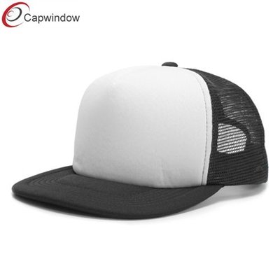 Nylon Polyeater Mesh Trucker Mesh Cap Five Panel Plastic Snap Closure