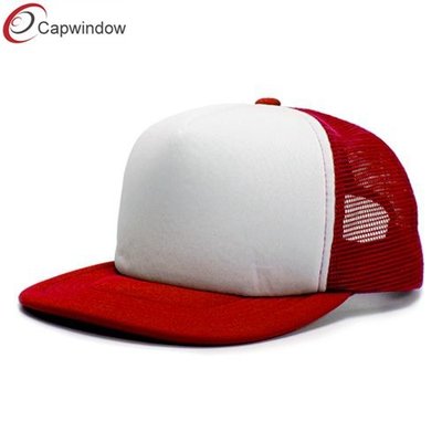 Nylon Polyeater Mesh Trucker Mesh Cap Five Panel Plastic Snap Closure