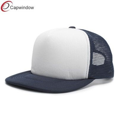 Nylon Polyeater Mesh Trucker Mesh Cap Five Panel Plastic Snap Closure