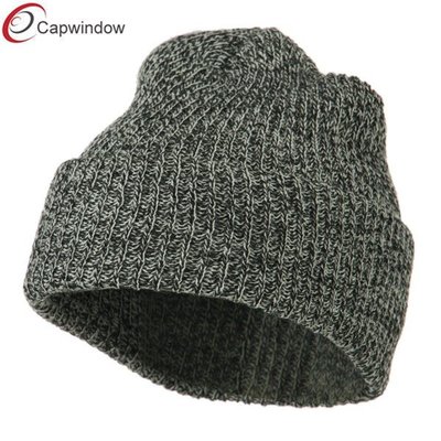 Short Marled Beanie Winter Hats Stretchable Flexible for Adults and Unisex