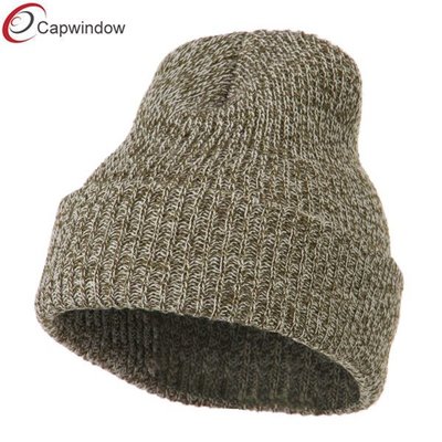 Short Marled Beanie Winter Hats Stretchable Flexible for Adults and Unisex
