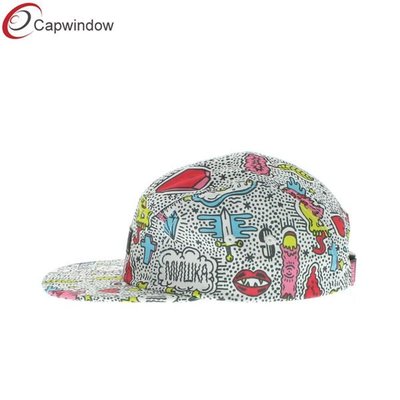 Youth Hella Stuff 5 Panel Camper Cap , Pure Polyester Strapback Hat