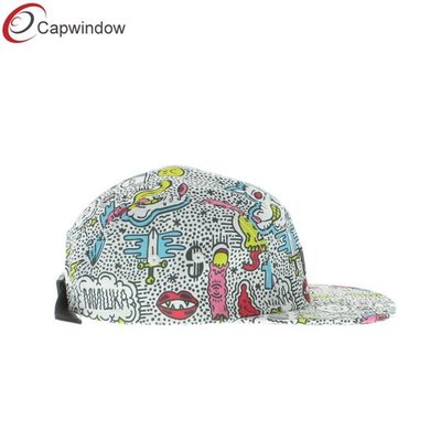 Youth Hella Stuff 5 Panel Camper Cap , Pure Polyester Strapback Hat