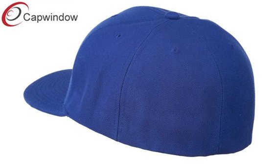 Royal Prostyle Fitted Baseball Hats , Pure Acrylic / Elastic Sweatband Fitted Baseball Caps