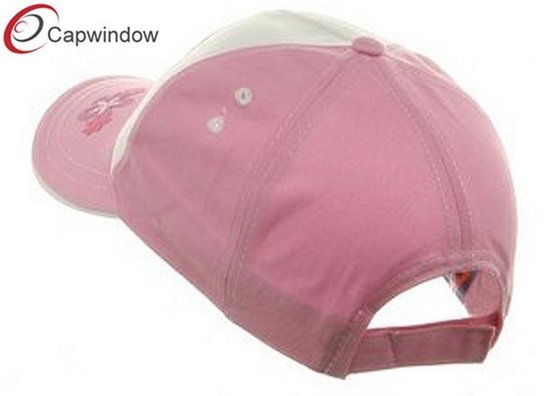 Cotton Childrens Baseball Caps , White Pink Dora Baseball Cap