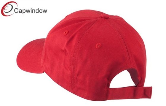 Red Female Golfer Outline Embroidered Cap / Golf Baseball Hats