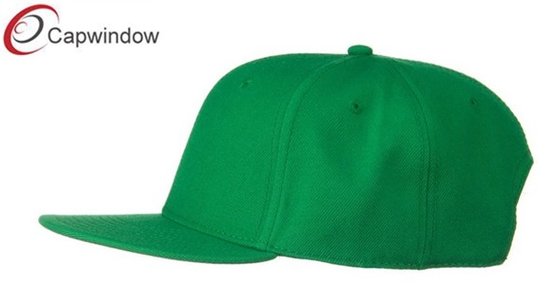 Kelly Wool Blend Flat Brim Baseball Hats , Flat Visor Pro Style Snapback Hat