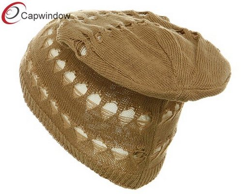 Camel 4 Holes New Vintage Beanie Winter Hats with Cotton