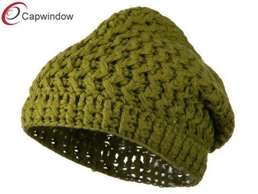 Avocado Woman's Plain Beanie Winter Hats with Acrylic / Hand Washable