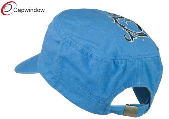 Women’s Flat Top US Military Baesball Hats Made of Cotton with Adjustable Buckle Strap Closure