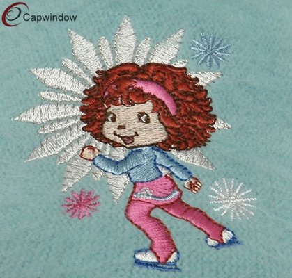 Blue Strawberry Girl Mohair Cool Bucket Hats with Blending Fabric