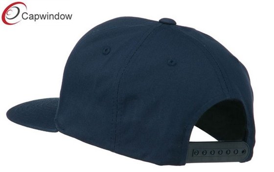 Navy Power Icon Embroidered Fitted Baseball Caps with Acrylic Plastic Closure