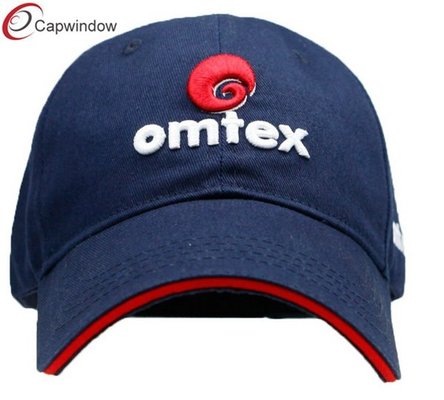 Navy  Adult Cotton Embroidered Baseball Caps with 3D Letter Embroidery