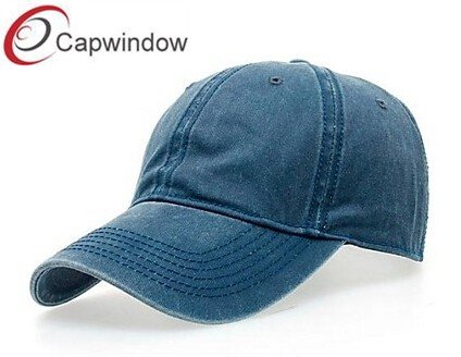 Solid Color Cotton Baseball Caps with Velcro Strap Closure for Unisex