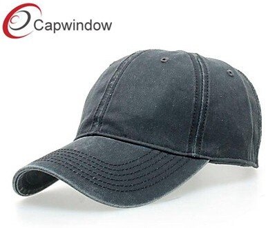 Solid Color Cotton Baseball Caps with Velcro Strap Closure for Unisex