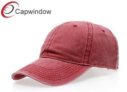 Solid Color Cotton Baseball Caps with Velcro Strap Closure for Unisex