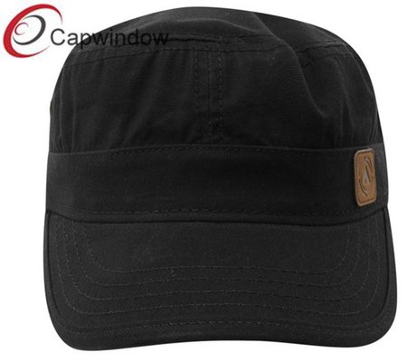 Men Cotton Military Baseball Caps , Embroidery Metal Eyelets Male Army Cap