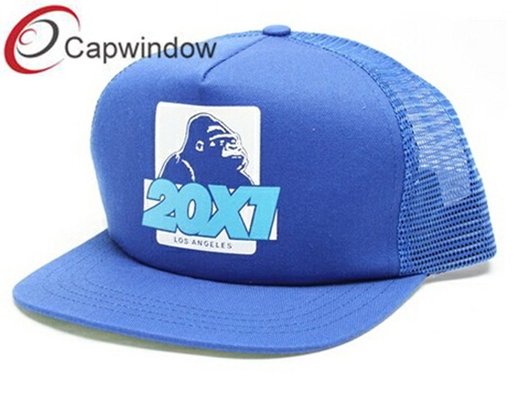 5 Panel Trucker Mesh Cap with Printed Image on Frontside / Summer Hat