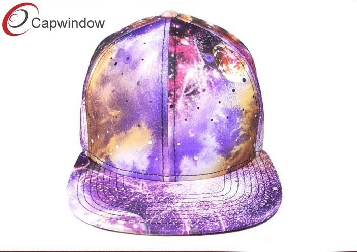 6 Panel Adjustable Strap Fitted Baseball Hats Velcro Snapback Hats For Girls