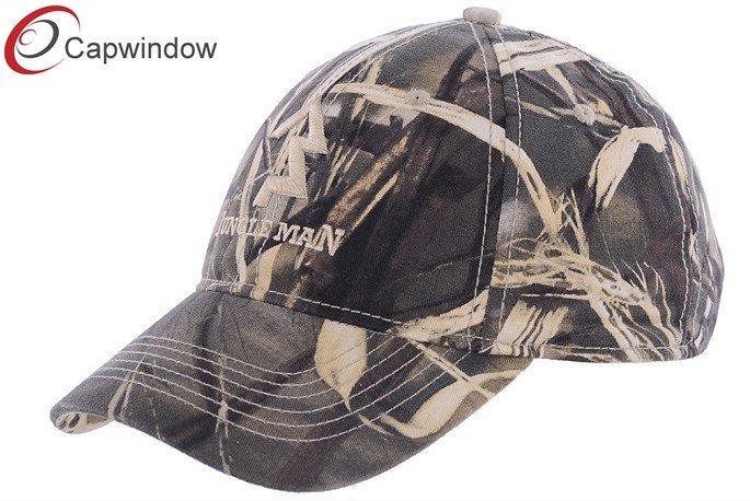 Youth 5 Panel Camouflage Baseball Hats Velcro Strap Back Hats For Autumn
