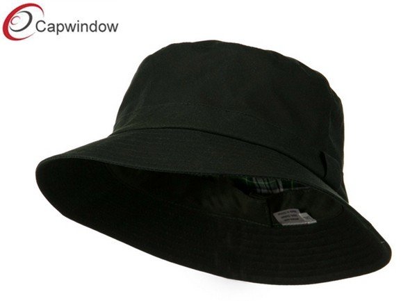 Olive Big Size Waxed Cotton Canvas Bucket Hat Made of Cotton / Hand Washable
