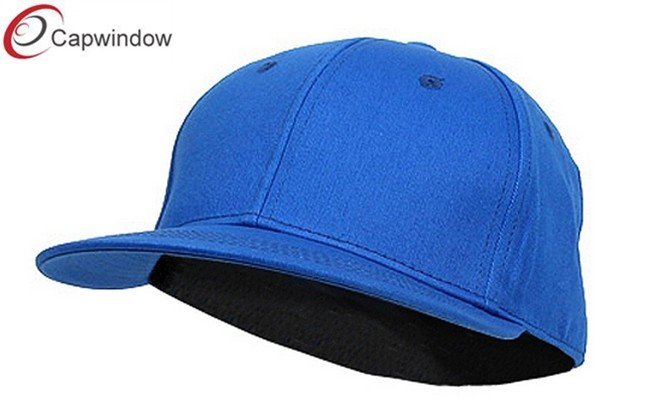 Royal 6 Panel Flat Bill Snapback Baseball Caps with Cotton Twill / Hand Wash Only