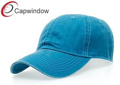 Solid Color Cotton Baseball Caps with Velcro Strap Closure for Unisex