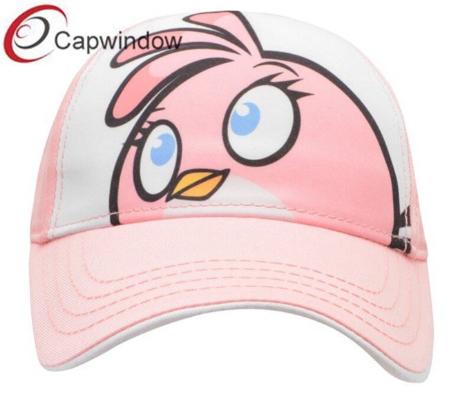 Pink Character Birds Graphic Cotton Baseball Caps for Kids / Children's Leisure Baseball Cap