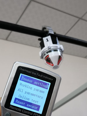 overhead type fault level indicator