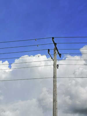 Overhead line fault locator